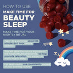 Delicious gummies for improved sleep quality