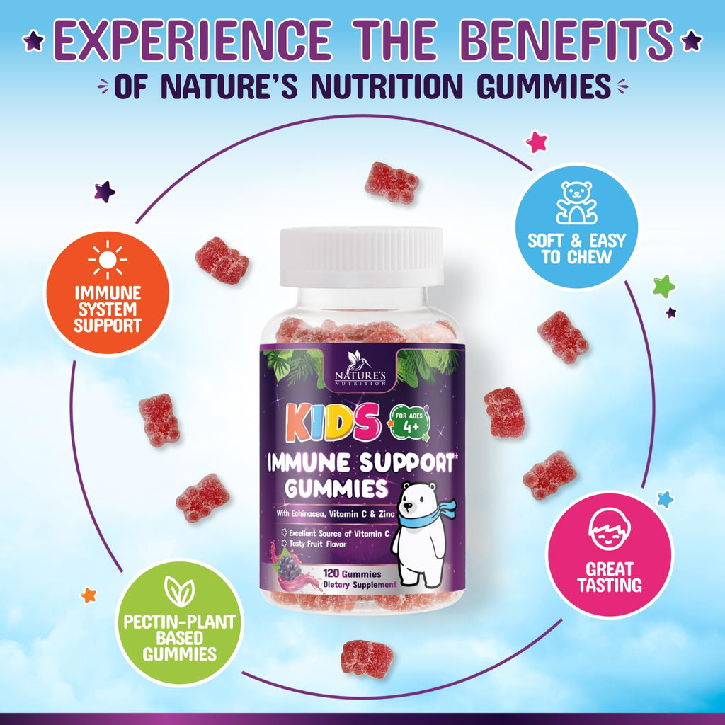 Delicious gummies for kids' immunity