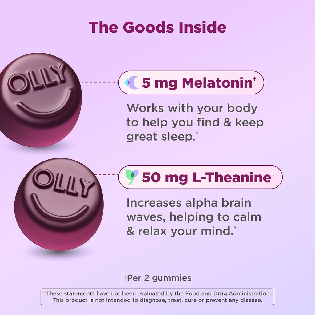 Delicious gummies for nighttime calm