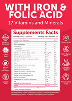 Delicious gummies for prenatal nutrition