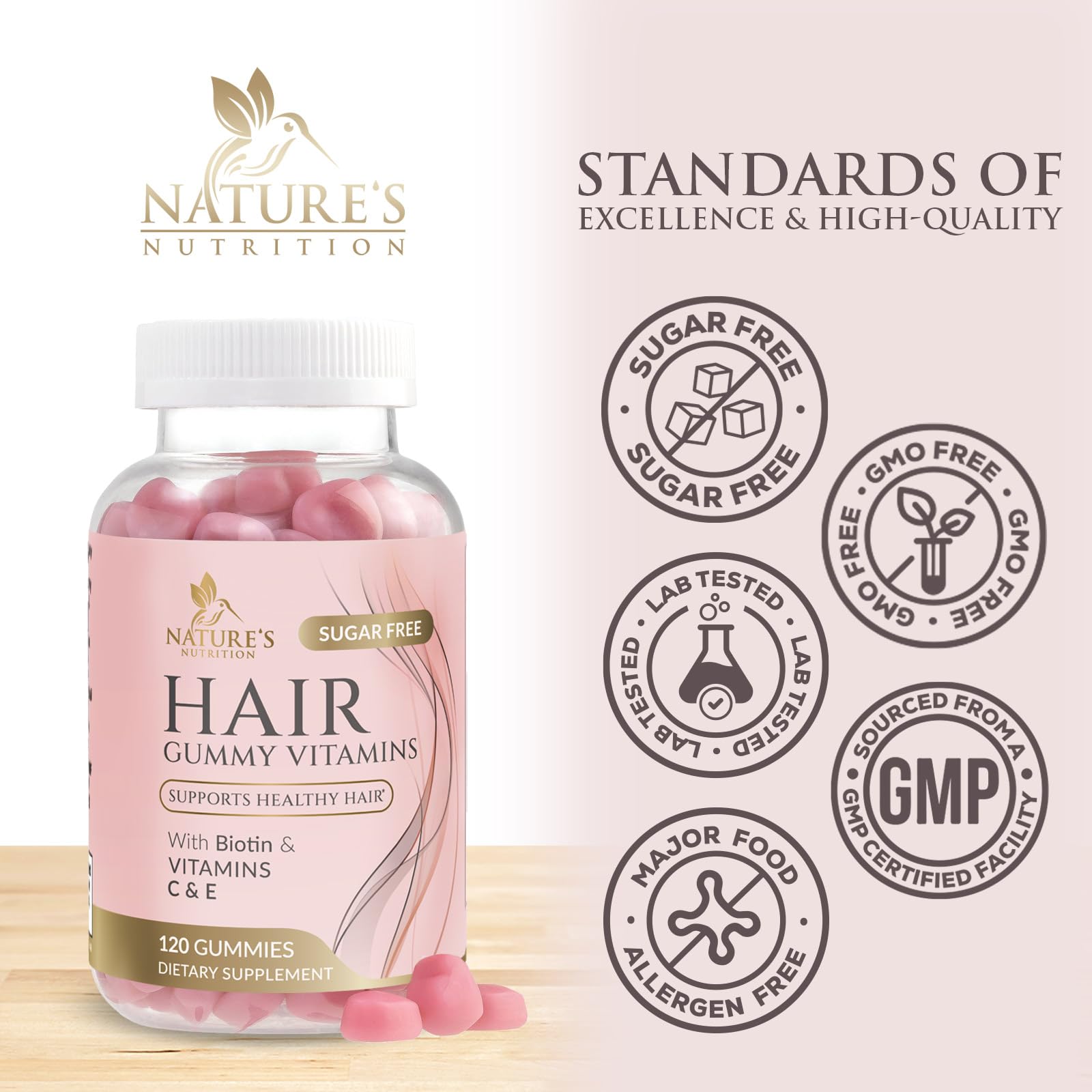 Delicious gummies for stronger hair