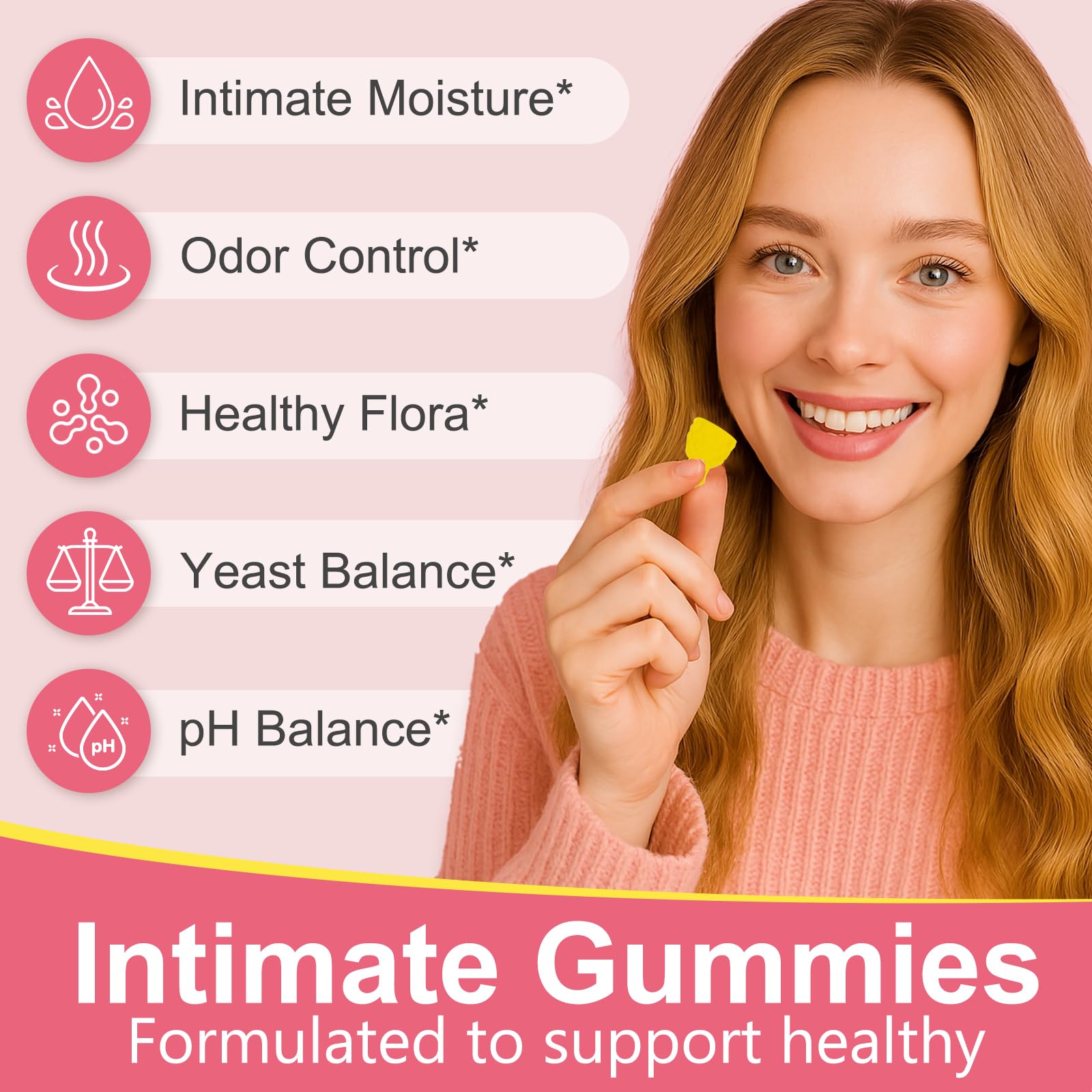 Delicious gummies for vaginal balance