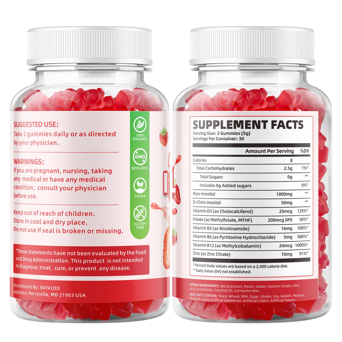 Delicious gummies for vitamin B8 benefits