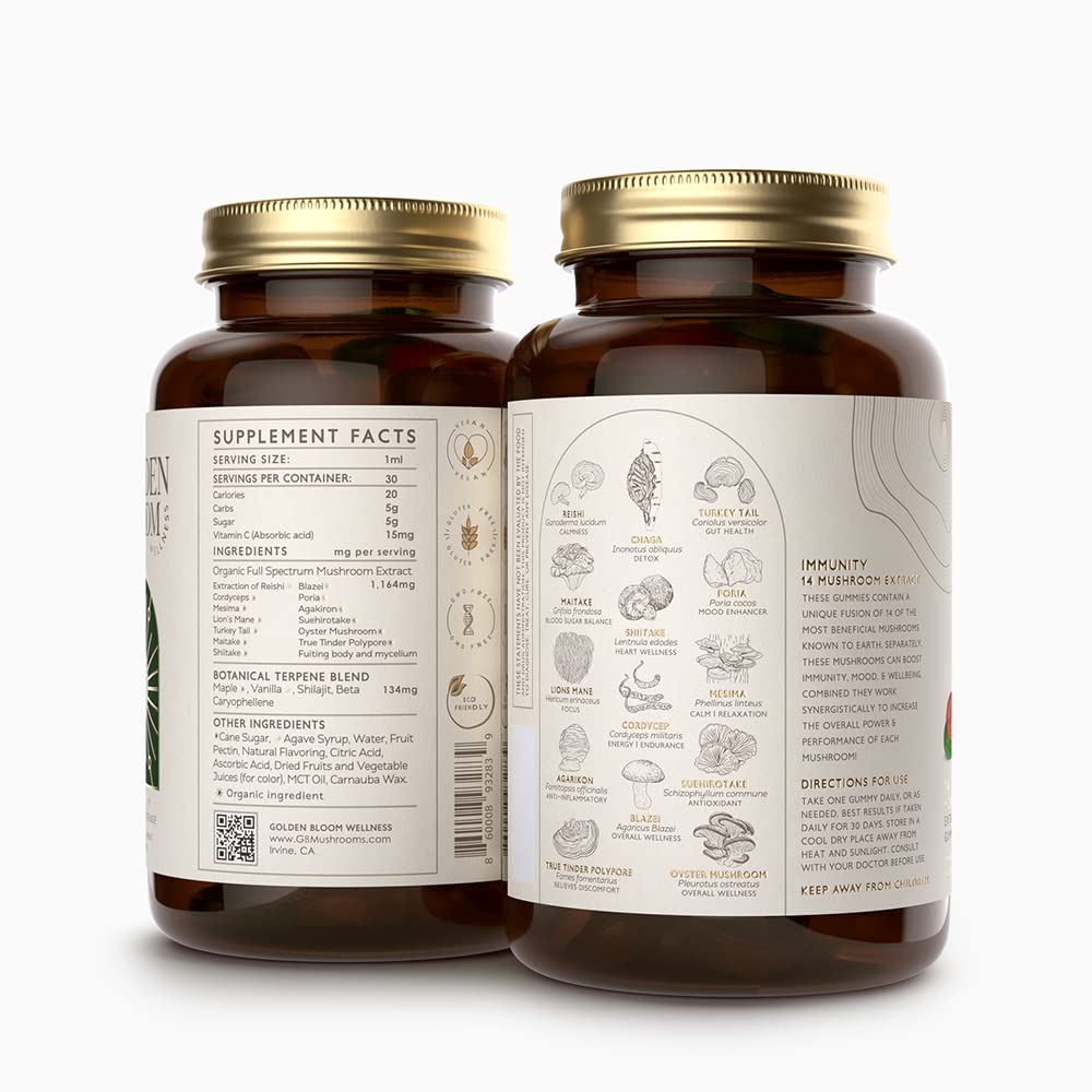 delicious gummies packed with mushrooms