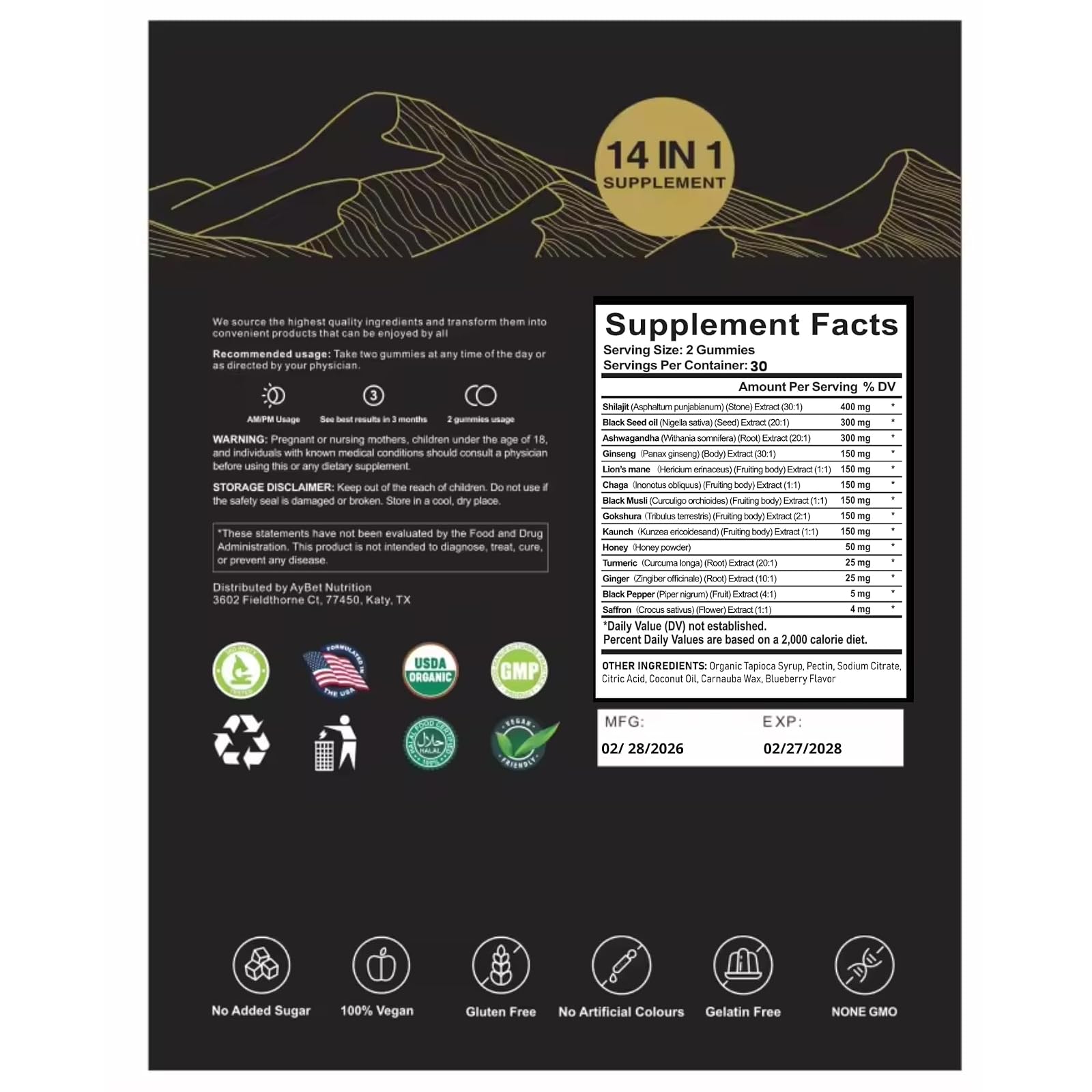 Delicious gummies packed with nutrients