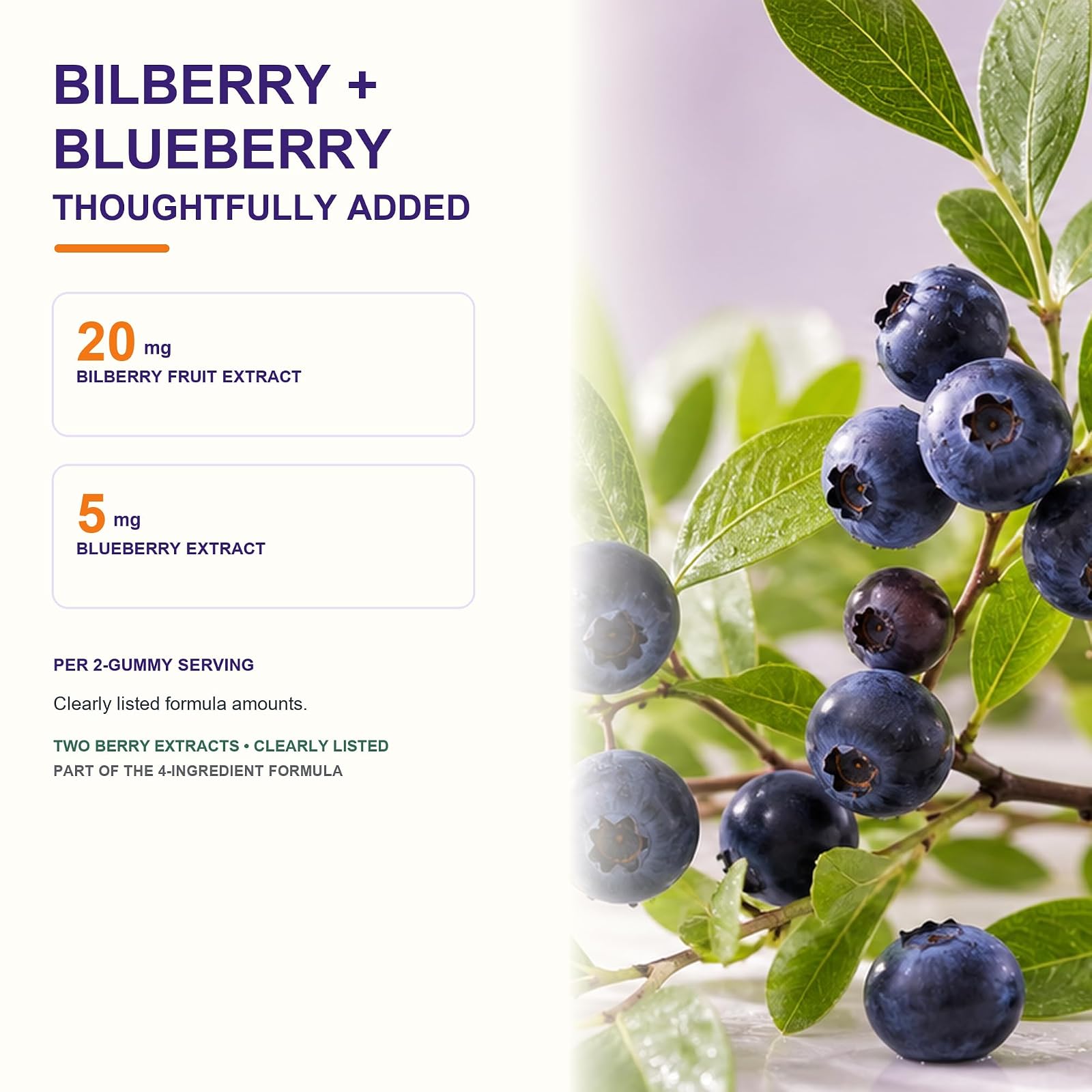 Delicious gummies packed with vitamin A
