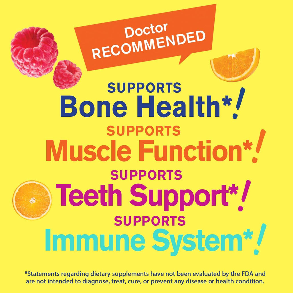 Delicious gummy calcium for daily intake