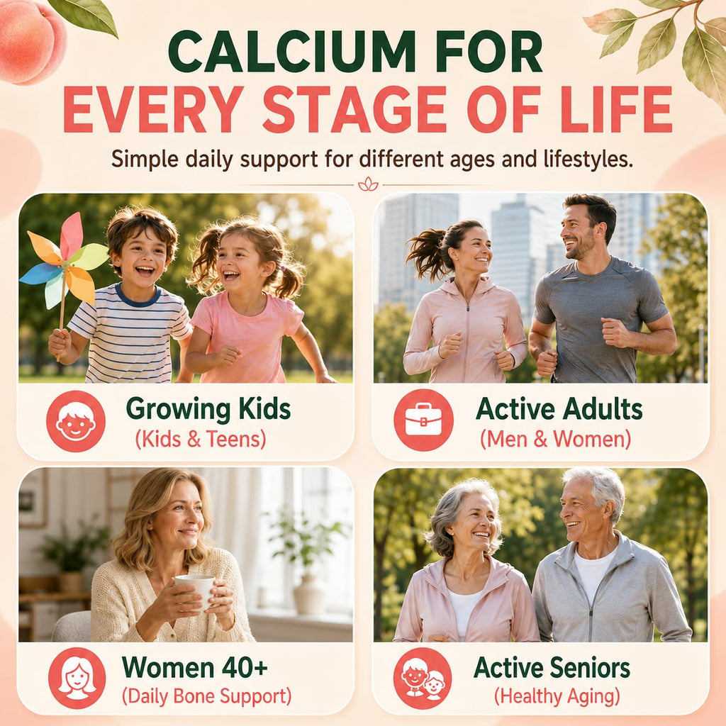 Delicious gummy calcium supplement for kids