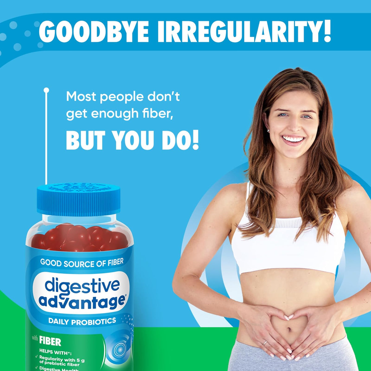 Delicious gummy fiber for easy digestion