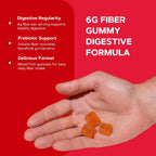 Delicious gummy fiber for health