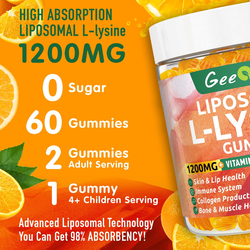 Delicious gummy L-Lysine for daily use