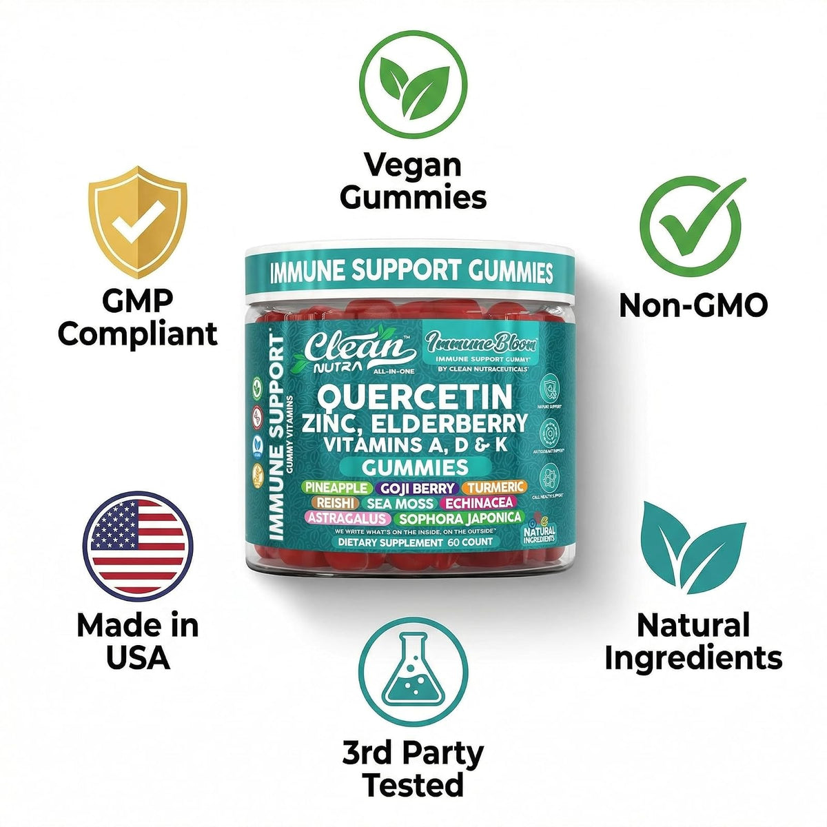 Delicious gummy multivitamin for daily nutrition