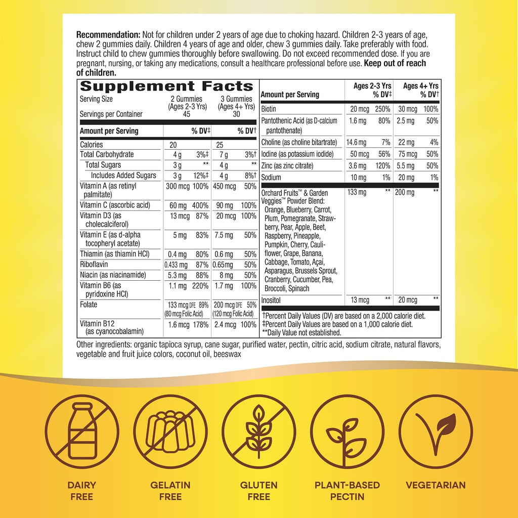 delicious gummy multivitamin for kids