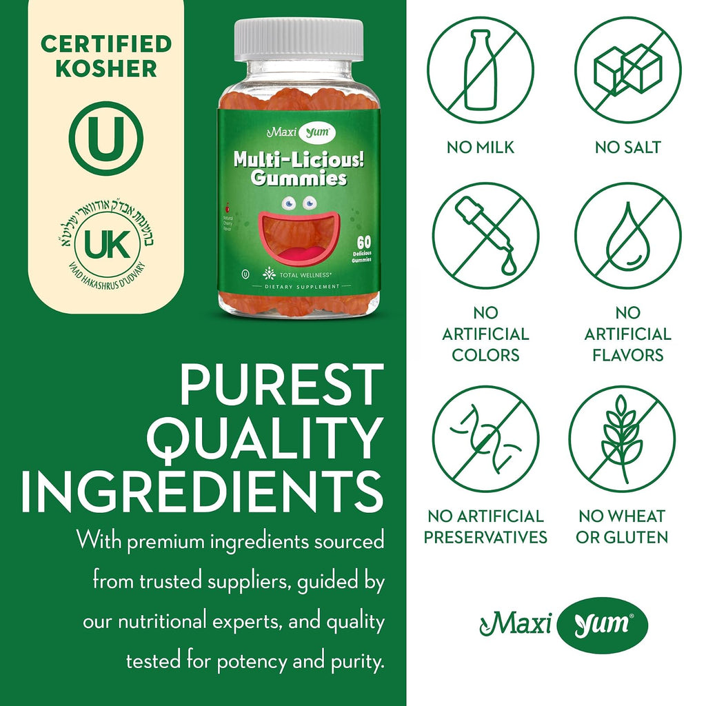 Delicious gummy multivitamin for men