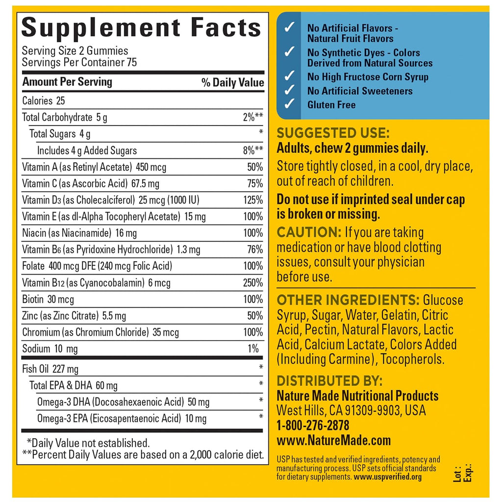delicious gummy multivitamin for men