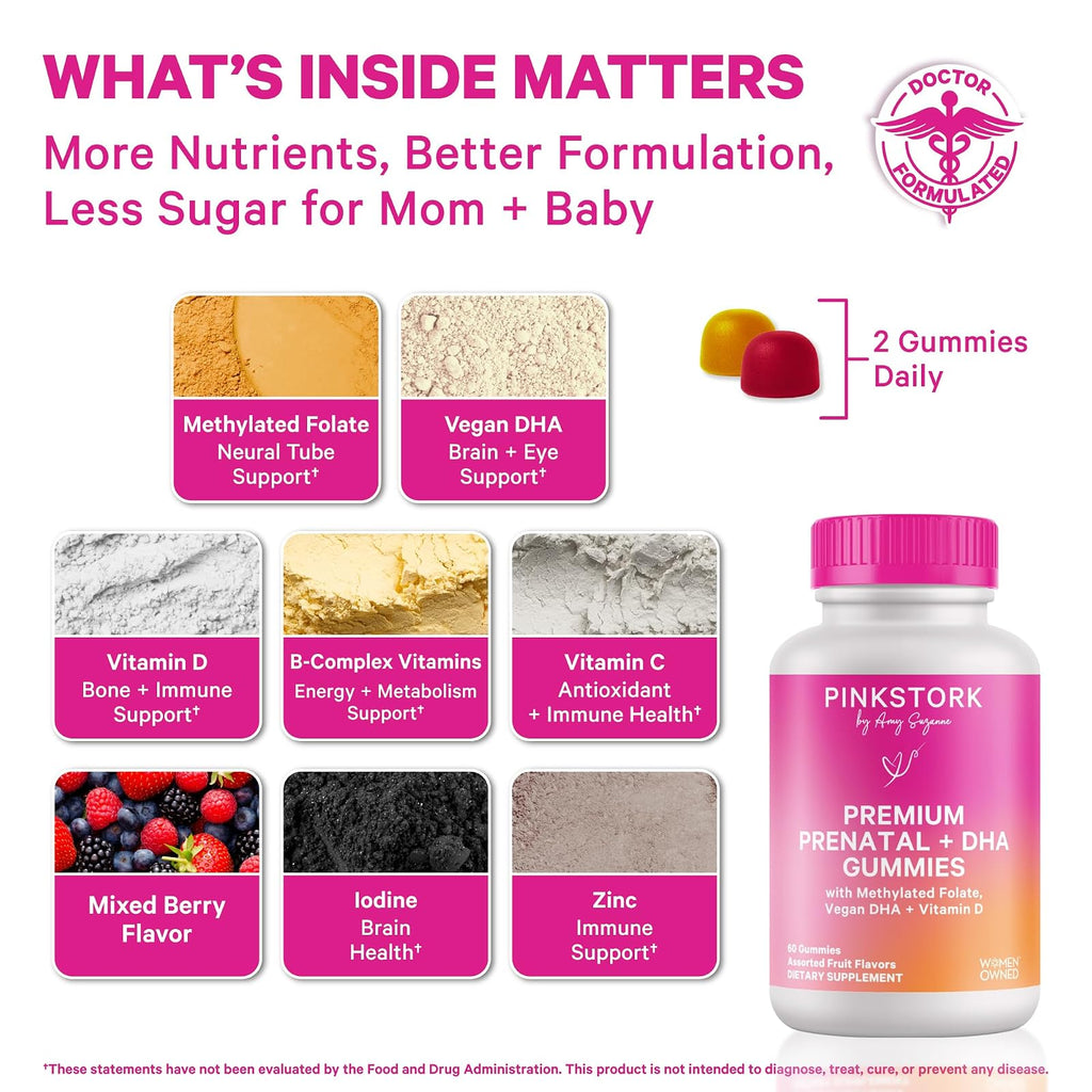 delicious gummy prenatal dha supplements