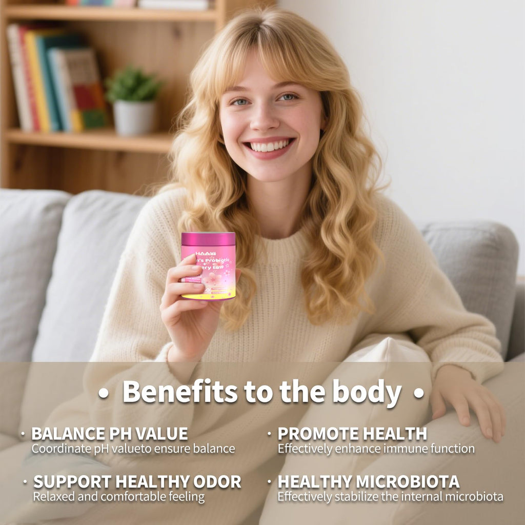 Delicious gummy probiotics for gut health