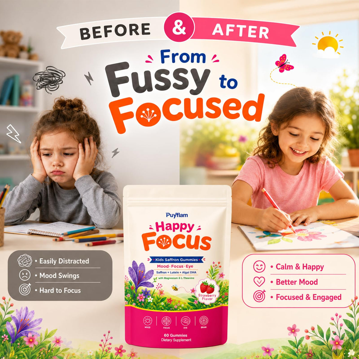 Delicious gummy supplements for children