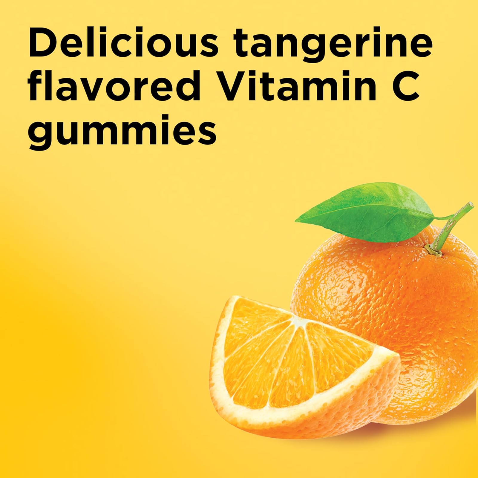 Delicious gummy Vitamin C supplement
