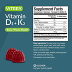 Delicious gummy vitamin D3 K2