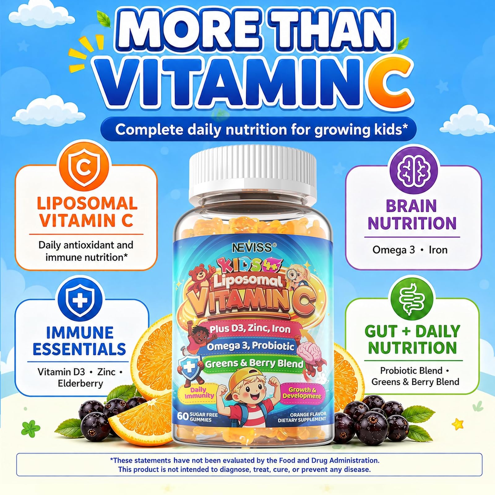 Delicious gummy vitamins for adults
