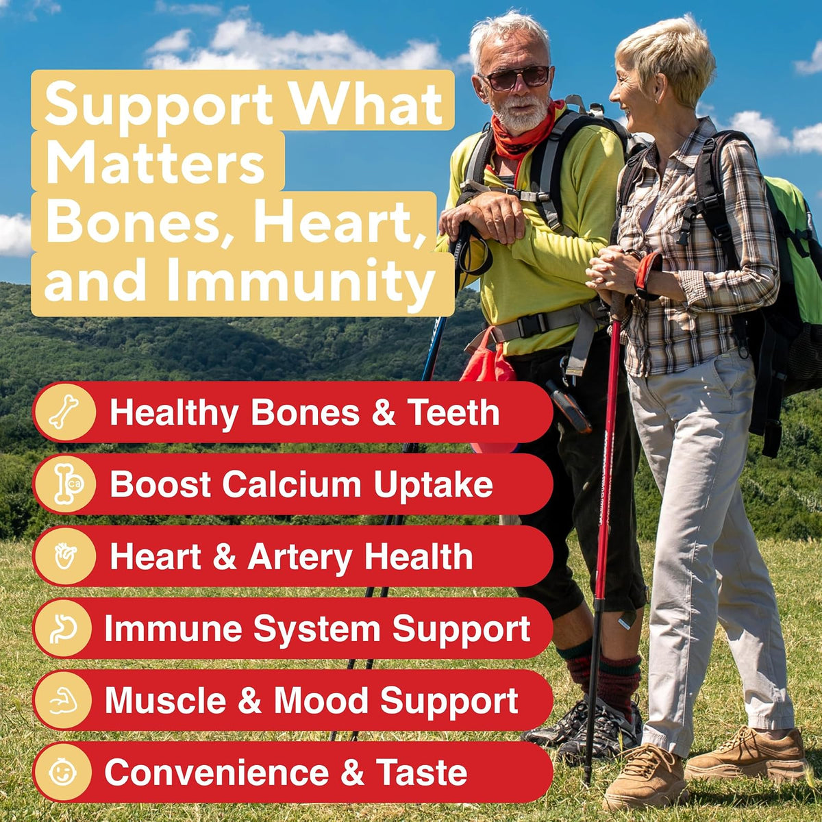 Delicious gummy vitamins for bone health