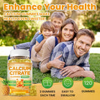 Delicious gummy vitamins for calcium intake