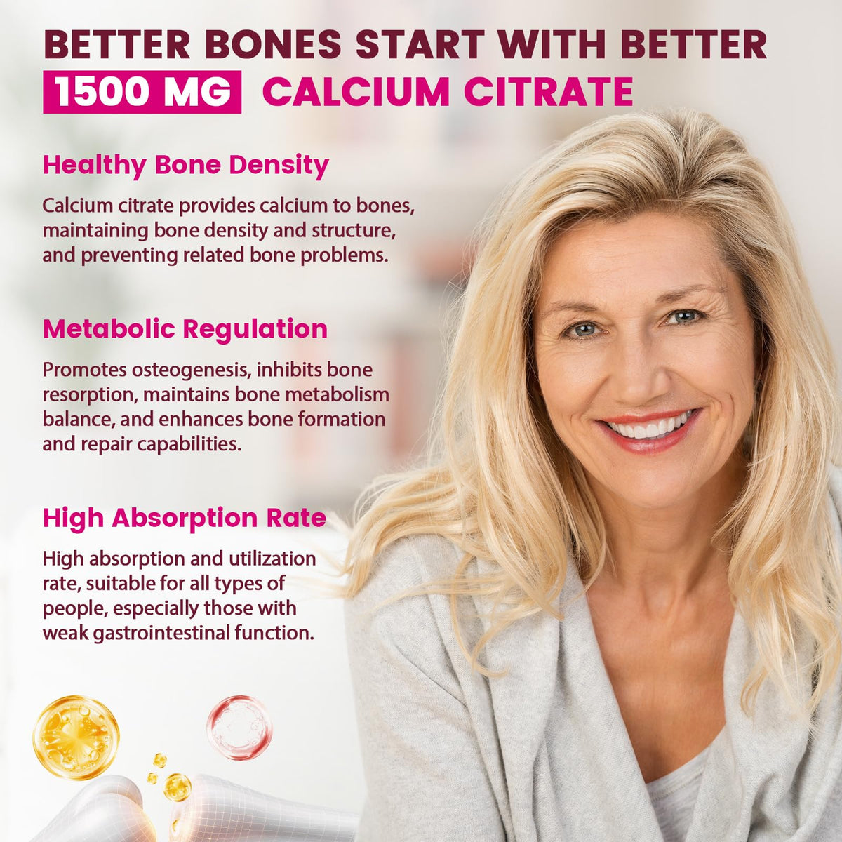Delicious gummy vitamins for calcium intake
