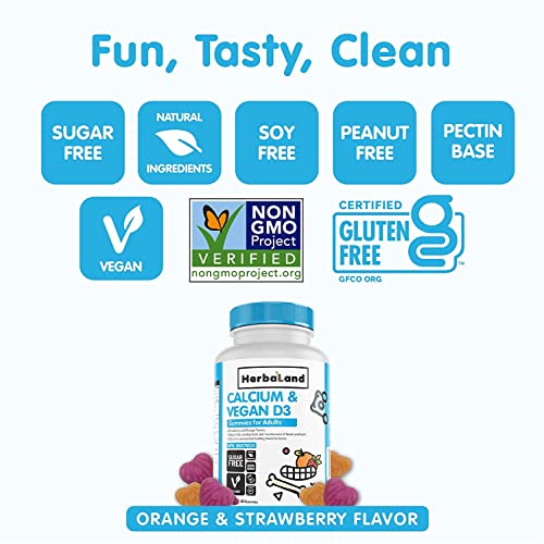 Delicious gummy vitamins for calcium