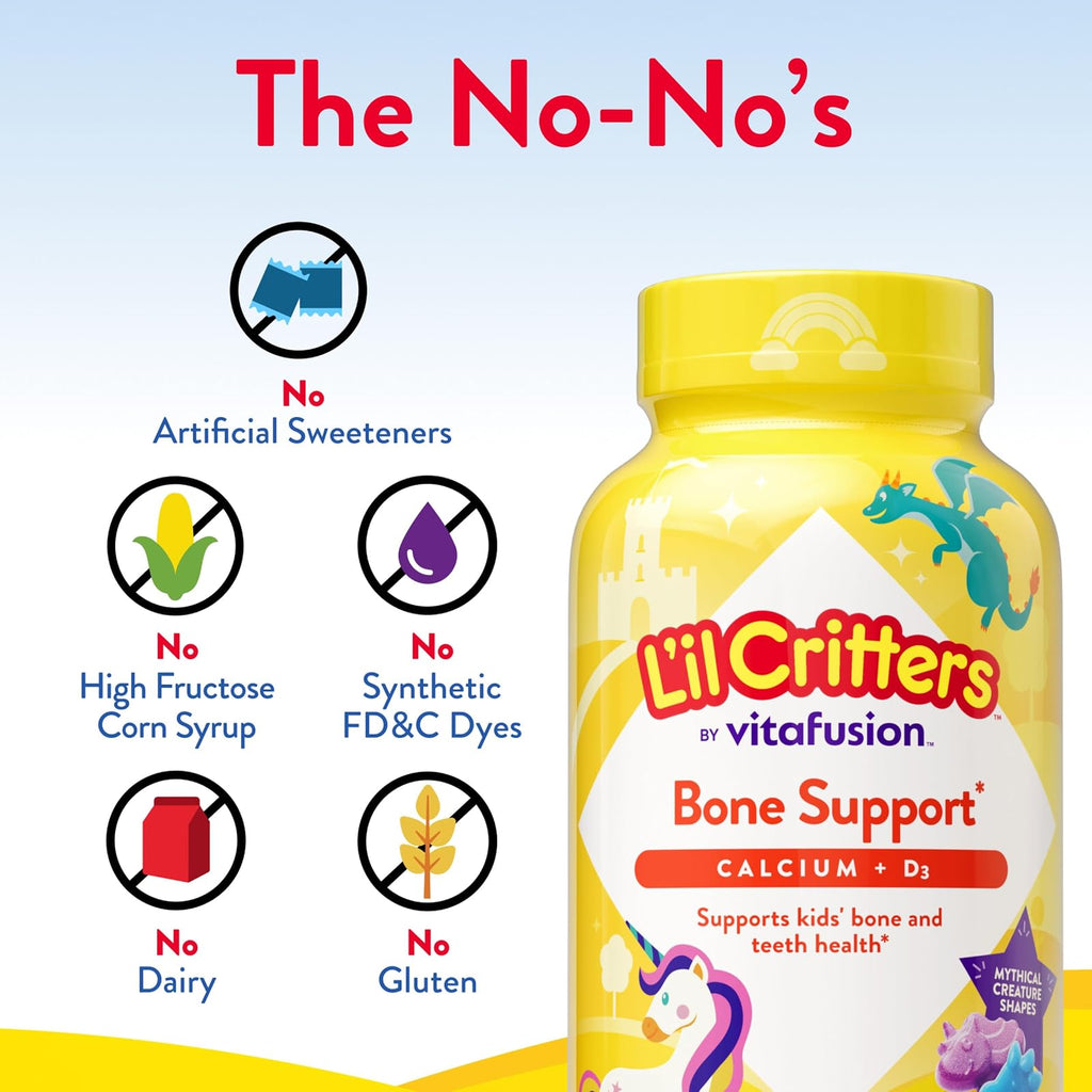 Delicious gummy vitamins for daily calcium