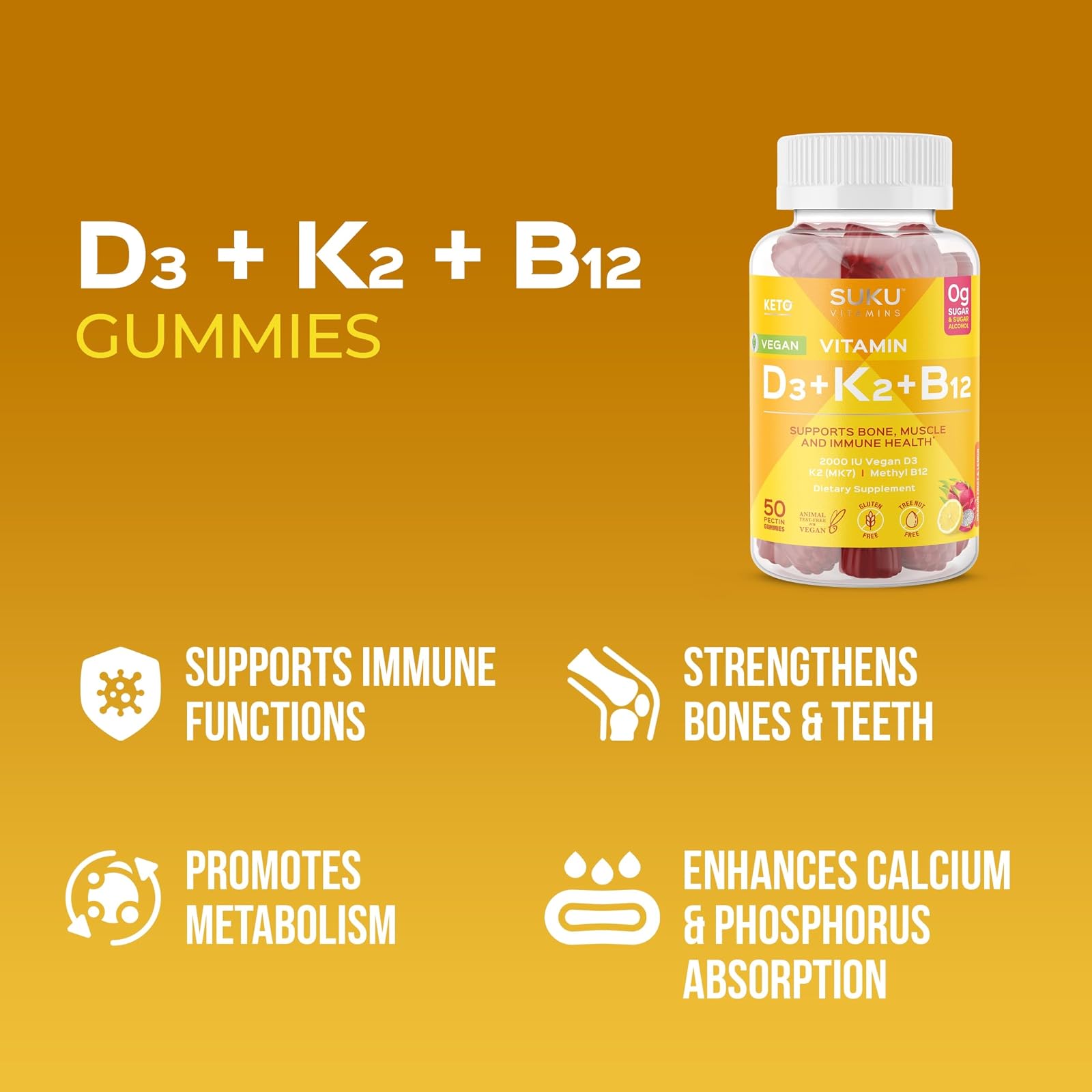 Delicious gummy vitamins for daily wellness