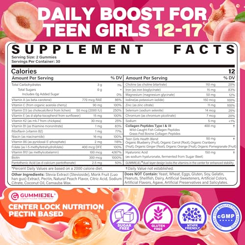 Delicious gummy vitamins for girls