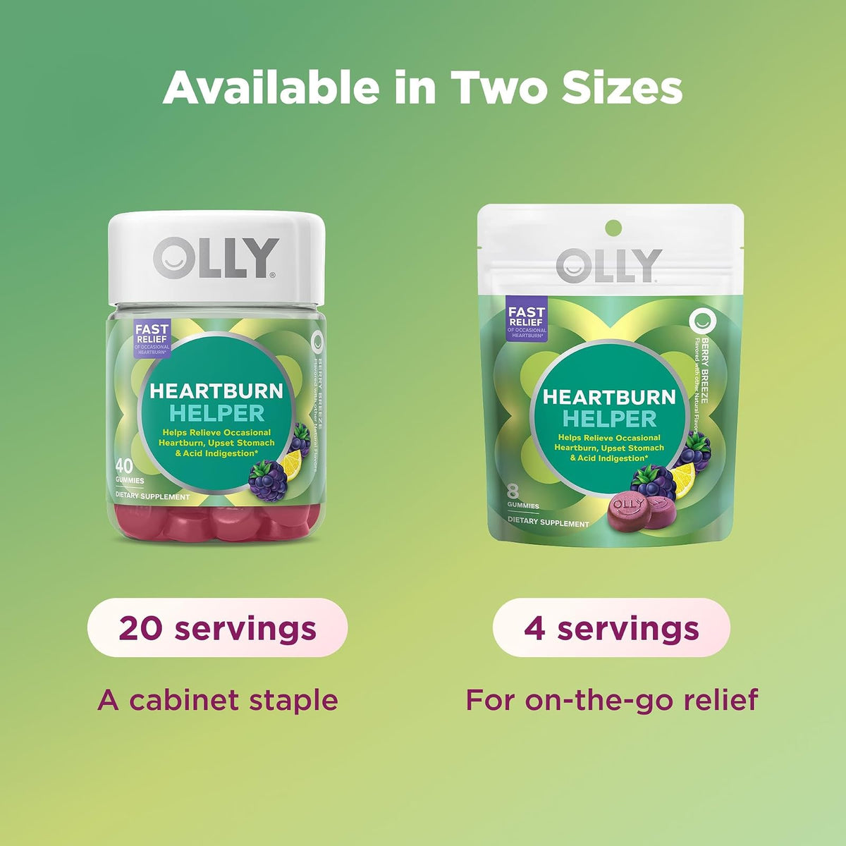 Delicious gummy vitamins for heartburn