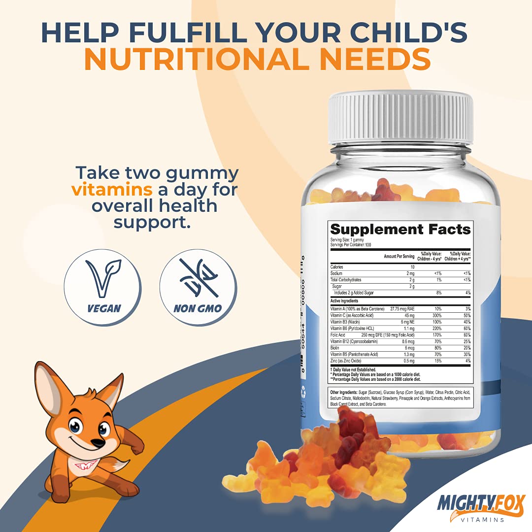 Delicious gummy vitamins for kids