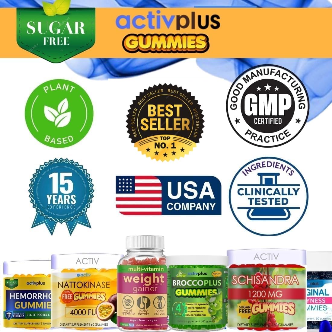 Delicious gummy vitamins for wellness