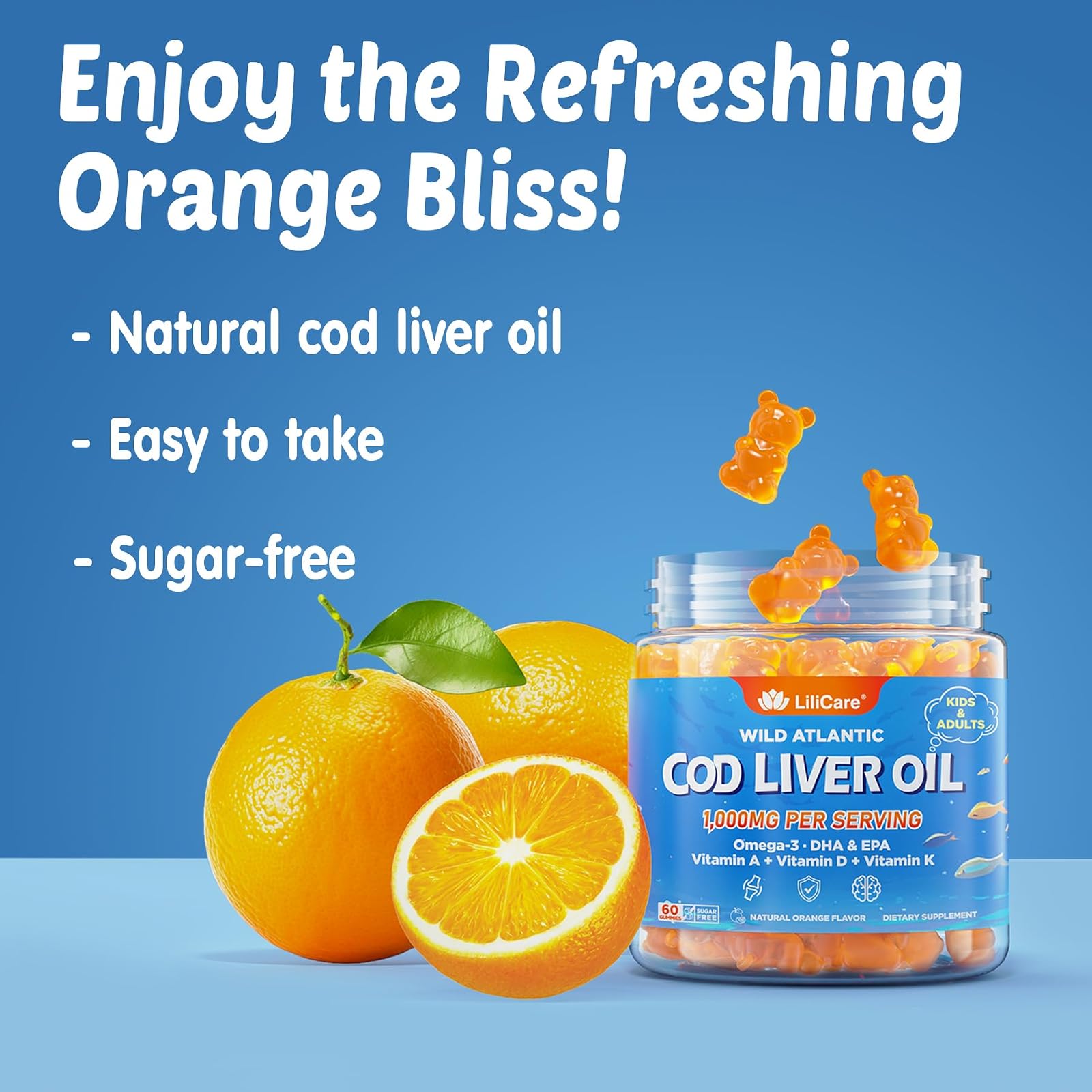Delicious gummy vitamins for wellness