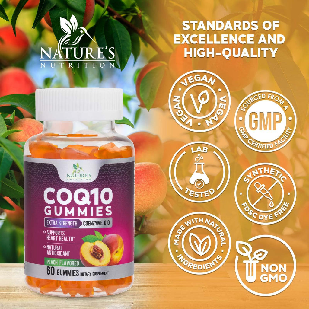 Delicious gummy vitamins with CoQ10