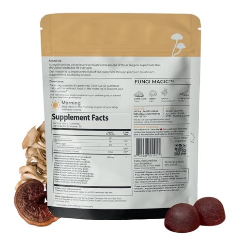 delicious gummy vitamins with mushrooms