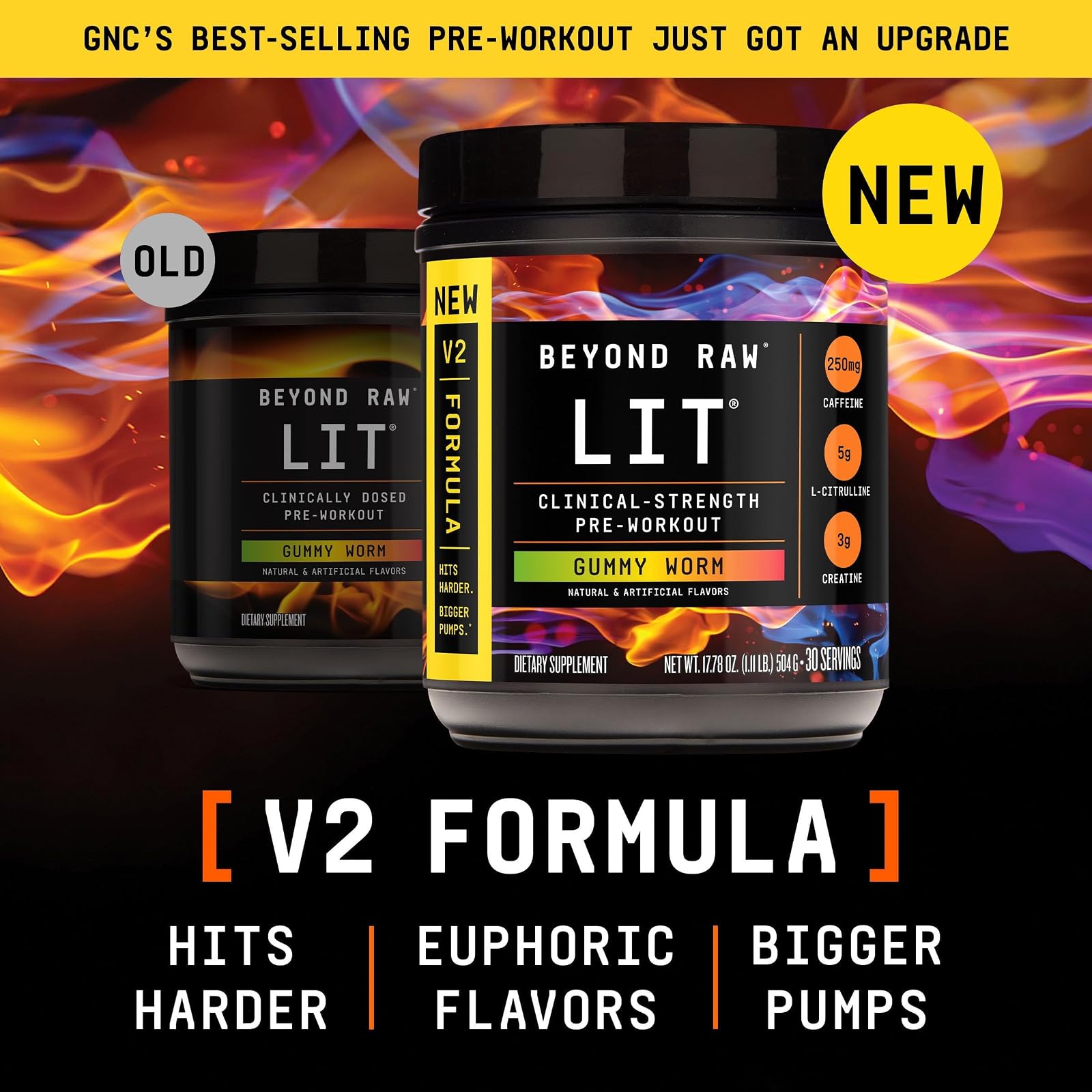 delicious gummy worm pre-workout formula