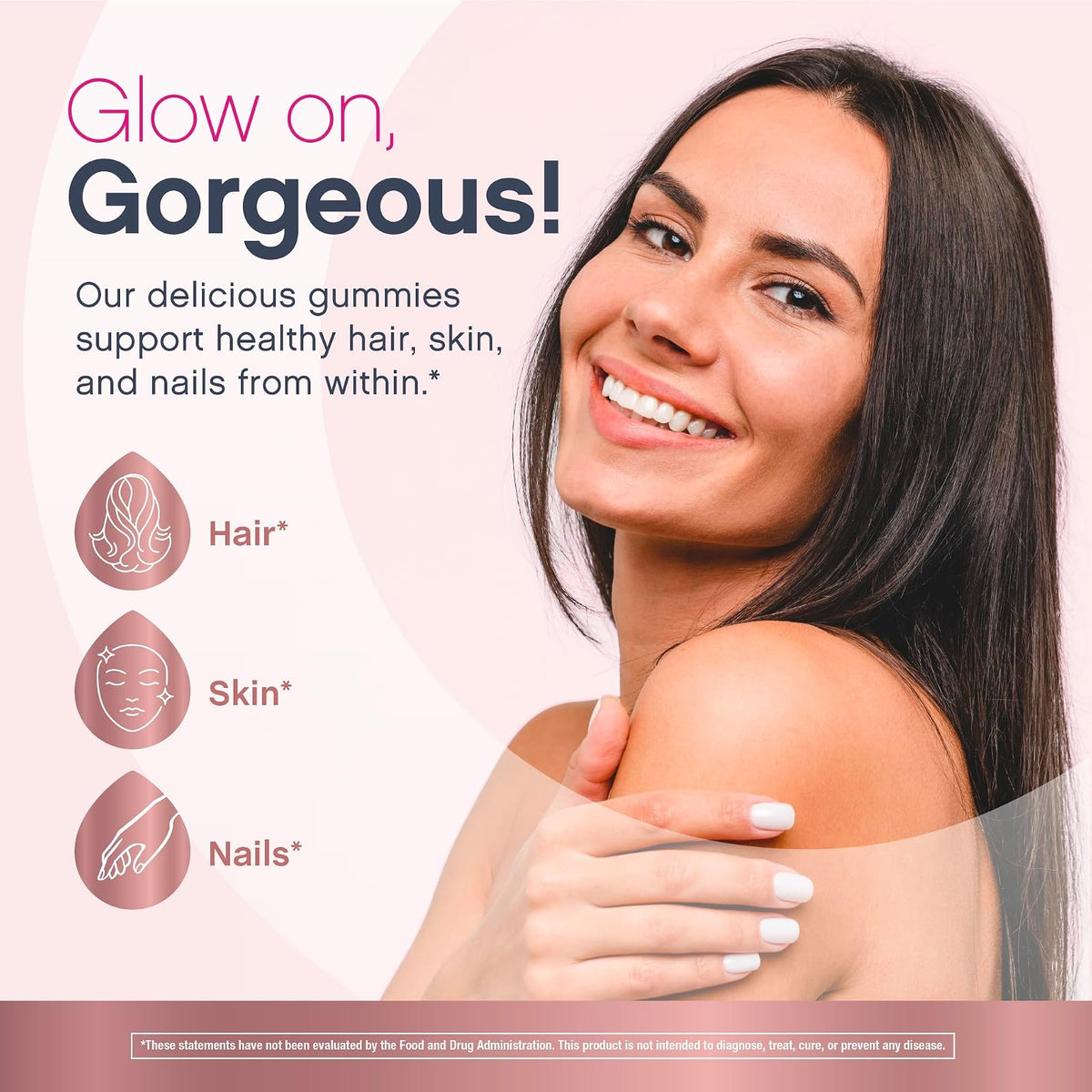delicious hair skin & nails supplement