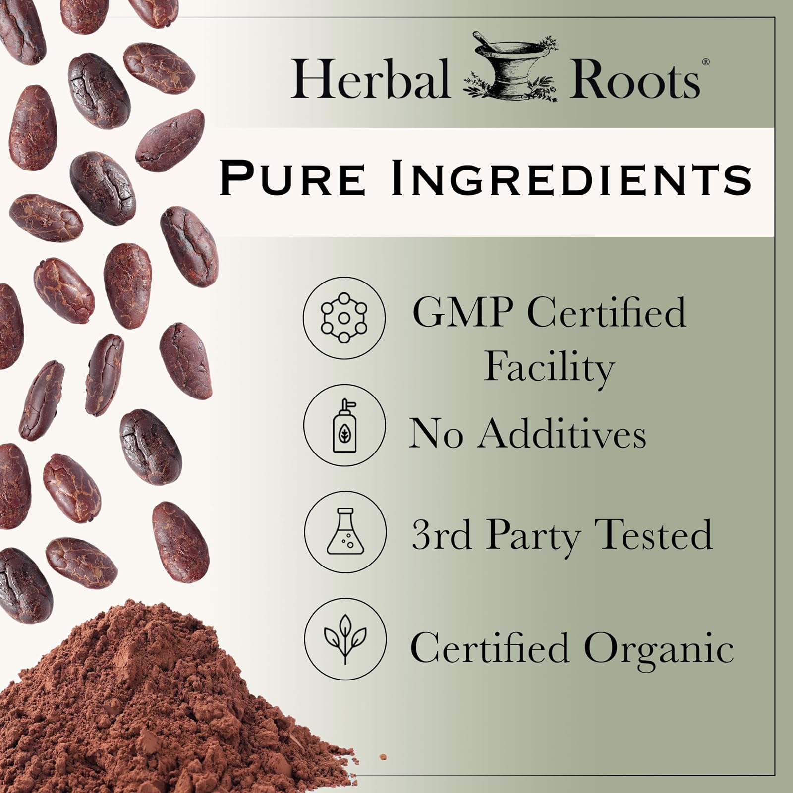 delicious herbal cocoa beverage