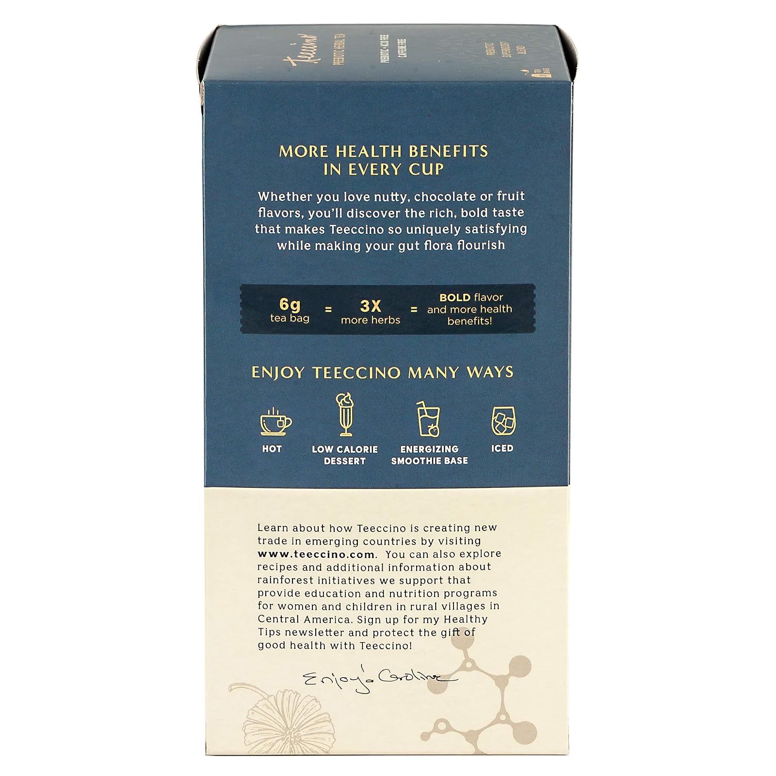 delicious herbal detox tea option