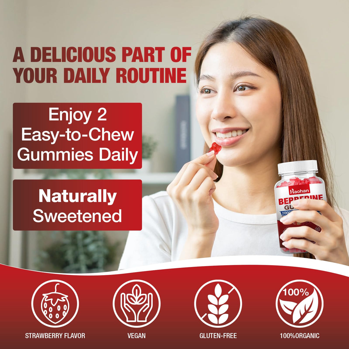 Delicious herbal gummies for daily wellness