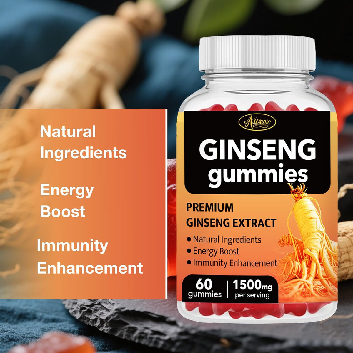 Delicious herbal gummies for wellness
