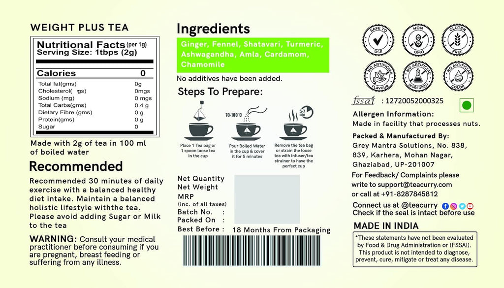 delicious herbal infusion for dieting