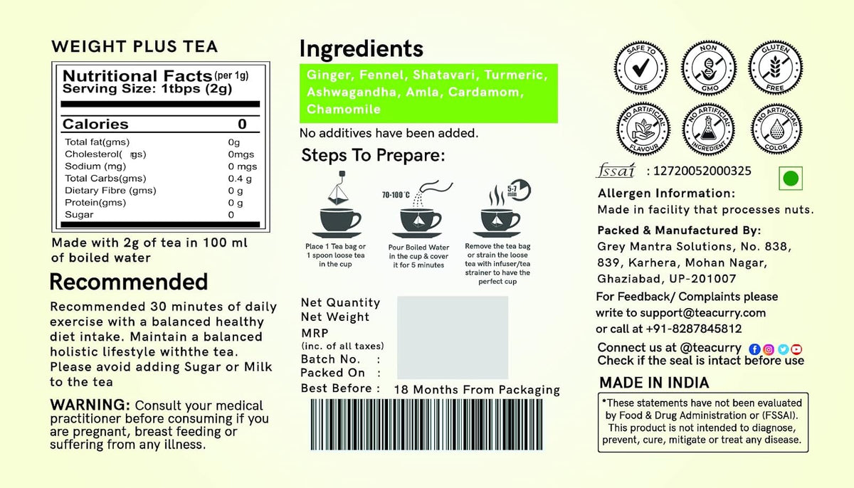 delicious herbal infusion for dieting
