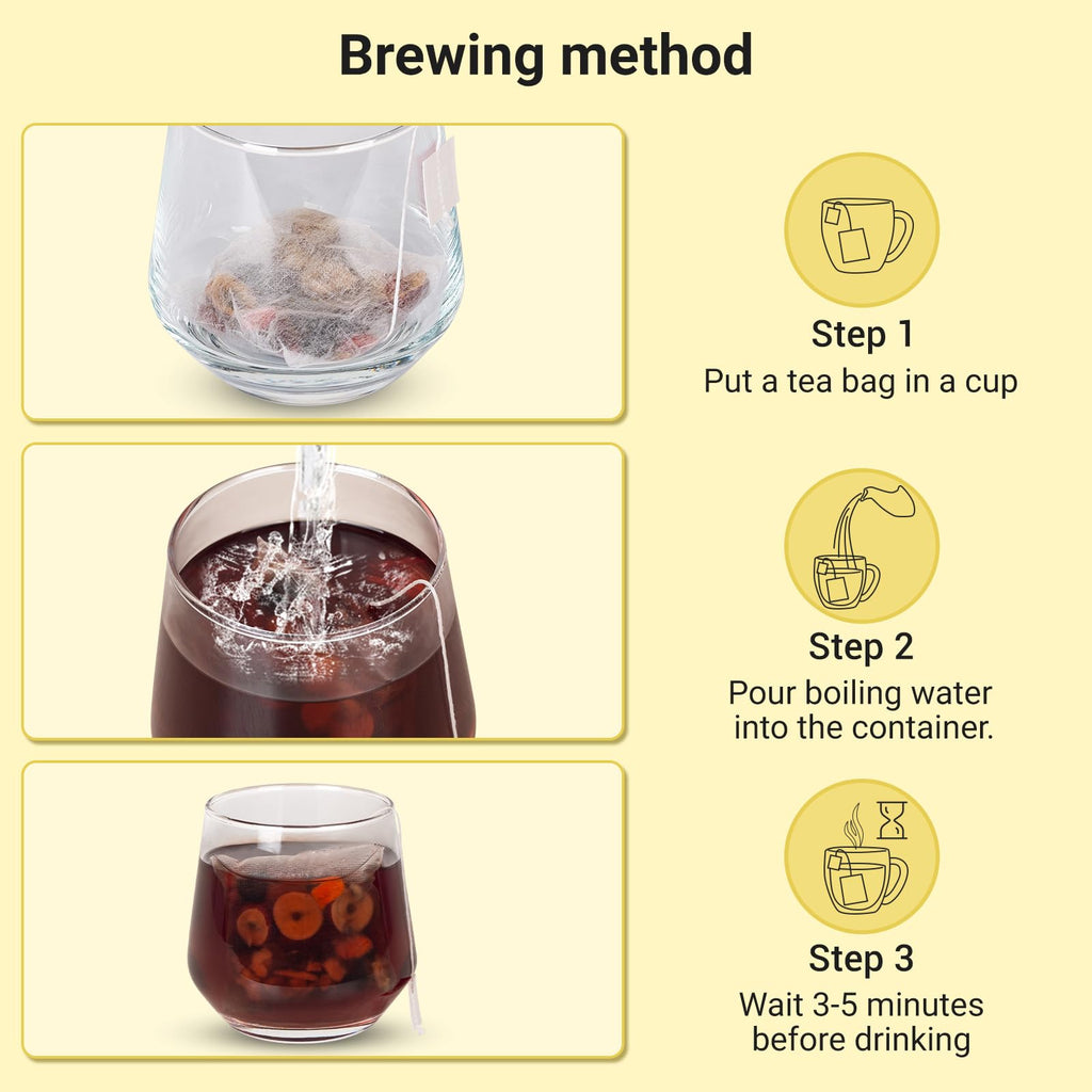 Delicious herbal tea blend for vitality