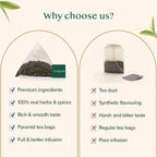 delicious herbal tea experience