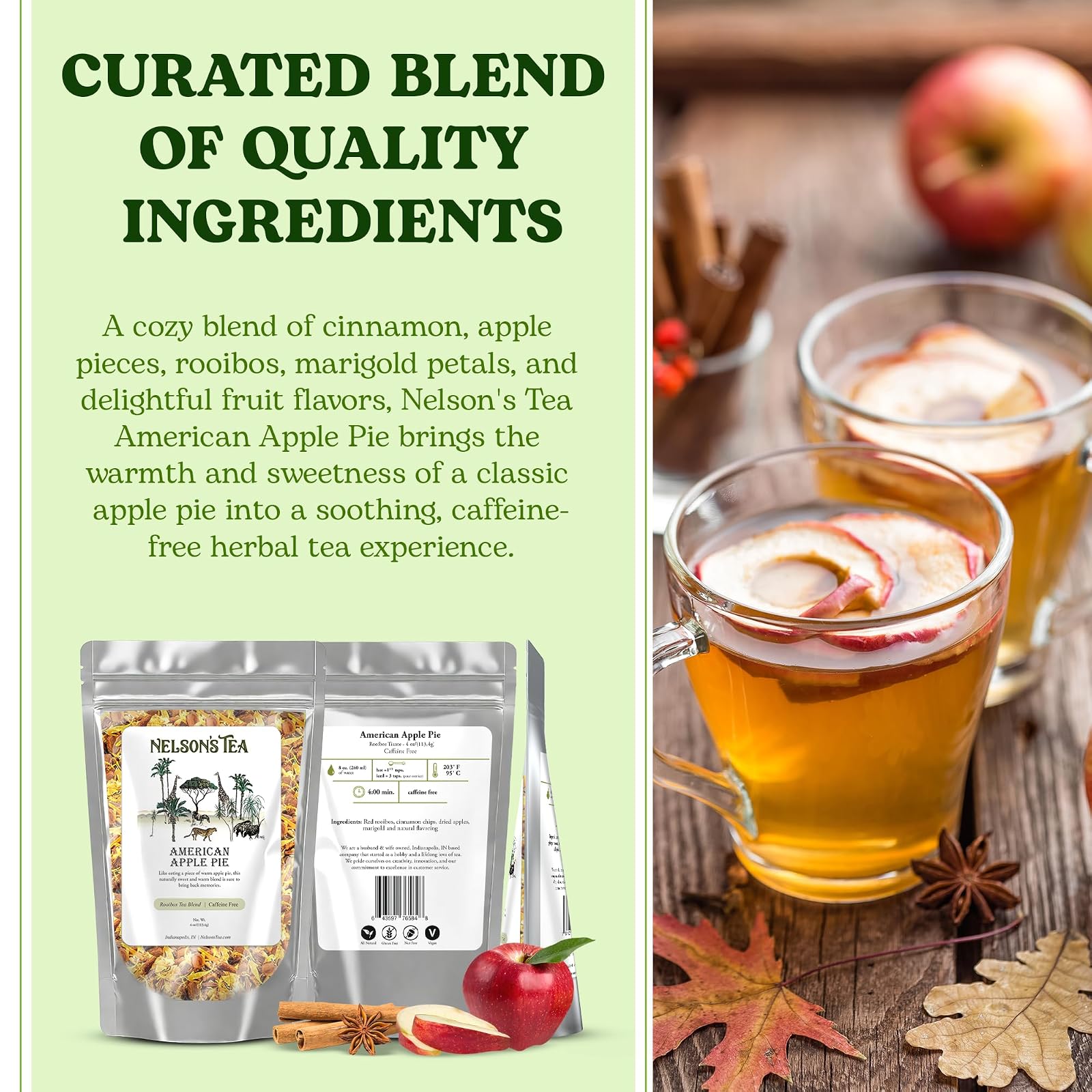 delicious herbal tea for dessert lovers