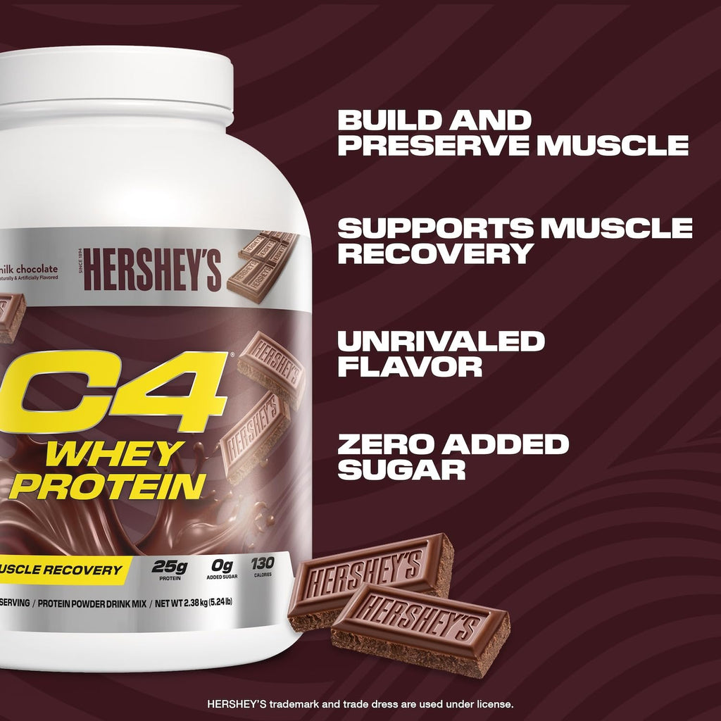 delicious Hershey's chocolate whey protein